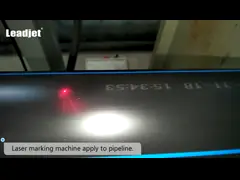 Leadjet Fiber Laser Marking Machine pipe tube cable wire application