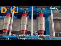 rotolo del metallo della struttura di porta di 2mm che forma l'acciaio automatico della macchina 330mm PPGI