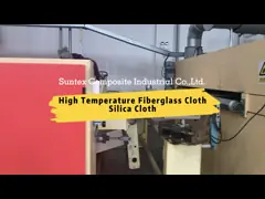 High Temperature Fiberglass Cloth  Silica Cloth