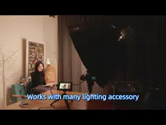 Lampade LED video di 150 W con riflettore