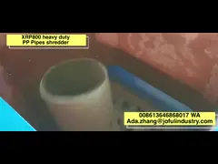XRP 800 high configurations Pipes shredder,suitable for PP PE  ABS pipe shredding