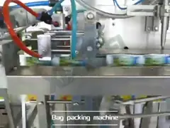 380V 50Hz Máquina de embalaje de bolsas de polvo totalmente automática Sus304
