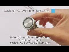 22mm  Capacitive Touch Piezo Push Button for Electromechanical instrument