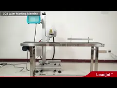 30W  CO2 Laser Marking Machine For Beverage BET Bottle Plastic