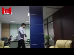 pannelli smontabili scorrevoli 3800mm del muro divisorio di 2000mm con POM Hanging Wheels