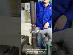 The metal sheets' welding of stationary spot welder