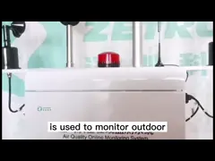 Contaminación del aire en línea Detección Estación de monitoreo de aire modular Concentración de gas Temp Humedad