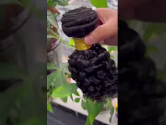 human hair bundle kinky curly 12 inch