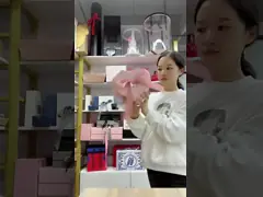 Gift Flower Paper Box Custom Logo Magnetic Square Double Open Surprise Heart-shaped Luxury