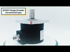 SC65F 65mm Solid Shaft Encoder With Flange Resolution Up To 23040ppr