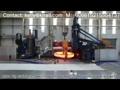 How are forged rings made?