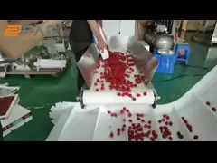 cherry tomatoes weighing and boxing system