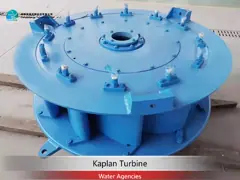 Kaplan turbine generator for low head micro hydropower
