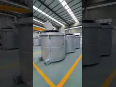 China ±1C Temperature Accuracy Melting / Heat Treatment Aluminum Crucible Furnace with LED Display and LCD Display for sale