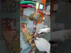 Single Head 60HZ Stud Copper Wire Spot Welding Machine Resistance Water Refrigerated