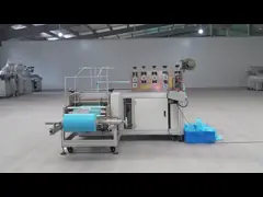 Automatic Nonwoven Shoe Cover Making Machine Non-woven Fabrics 4kW