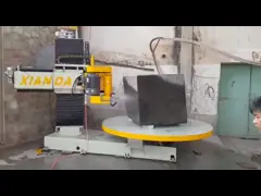 11kw 1150mm CNC Stone Cutting Machine For Marble Granite Column Cap And Base