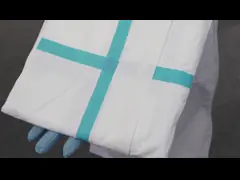 vestito protettivo eliminabile ISOt della tuta di 40gsm pp per la prova della polvere medica facendo uso di