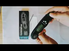 Электронный термометр мяса зонда цифров двойной для жарить еду основной нервюры