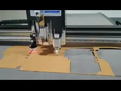 China box sample cutting machine, oscillating knife cut and creasing machine, digital cutter, plotter, die cut,  box maker, for sale