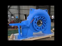 Francis turbine 100-500KW for high flow low head hydropower plants
