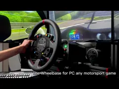 Motor ajustável ergonômico de Sim Racing Simulator With Servo do pedal do ângulo