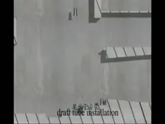 Video of bulb tubular turbine installation