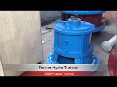 100KW Kaplan Turbine for Low Head Hydro Power Plant