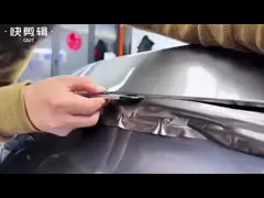 Silver Automotive Film Wrap Glossy Pearl Glossy / Matte Cast PVC