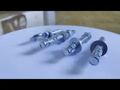 L'acier au carbone M6 cale galvanisée 1/4 par pouce ancre anticorrosion