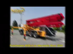 Een M36-4 en een Mercedes 3341.