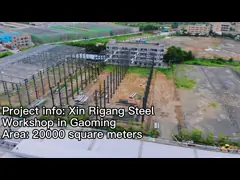 Galvanized Large Span Steel Structure Warehouse For Storage