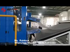 chaîne de production non-tissée à grande vitesse de géotextile de poinçonneuse de l'aiguille 1300rpm