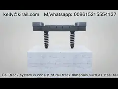 What material are railway tracks made of?