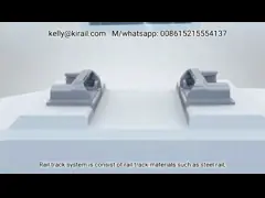What type of steel is used in railway tracks?