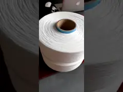 blanco 100% del hilo del hilado del lazo de la cuerda de 1120D Spandex para el telar