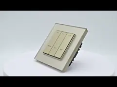 Ευφυές μέταλλο διακοπτών τοίχων ελέγχου KNX/γυαλί/υλική κάλυψη PC