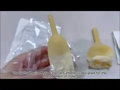 Antibacterial Disposable Male External Catheter Medical Grade
