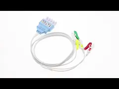 Electrode Disposable ECG Cables Compatible HP Clip For Surgical