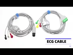 Tipi rossi della clip della rottura del connettore 12pin ECG del cavo connessione diretta compatibile di Bionet