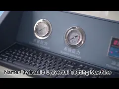 De testmachine voor de trekkracht is universeel voor twee pijlers.