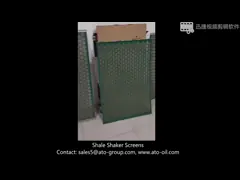 Flat Shale Shaker Screen Carbon Steel Frame SS304 Screen