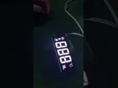 0,56 pulgadas 7 rojos llevaron el pegamento SMD de la fluorescencia del dígito de la exhibición de segmento 4