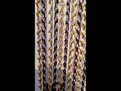 Decorative Ring Aluminium Door Curtain Chain Mesh Customized