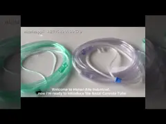 Curved Nasal Cannula Tube Oxygen Lumen Medical Grade Respiratory