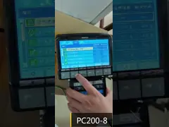 PC200-8 코마츠 굴착기 굴삭기 원형 모니터 7835-31-3400 부분
