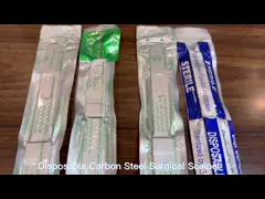 Sterile Steel Disposable Surgical Scalpel Anti Rust For Hospital