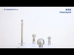 China 1/2" - 2.5" Welded Rotating Tank Spray Balls Mirror / Matte Polished for sale