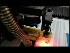 PCB / FPC ZMLS3000을 위한 게니테크 래이저 커팅 머신 듀얼 테이블