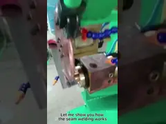 The galvanized sheet's welding of seam welder